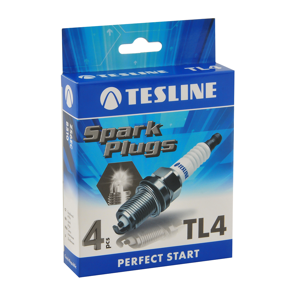 Свечи зажигания TESLINE 4 шт TL4 купить недорого по цене 482 руб в ...